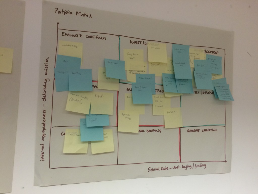 Using the non-profit portfolio sort - Red Pencil